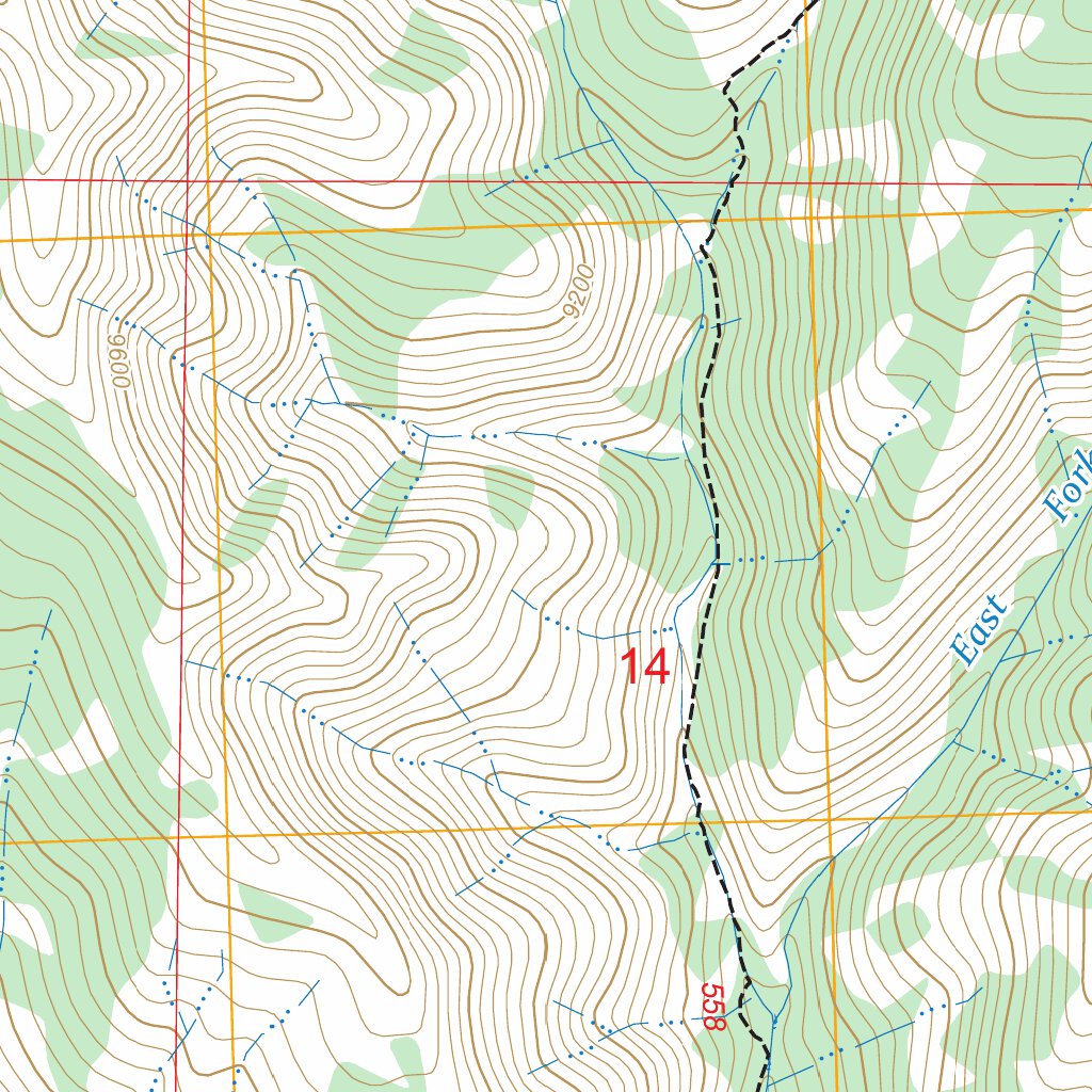 Lemon Reservoir, CO FSTopo Map by US Forest Service - Topo | Avenza Maps