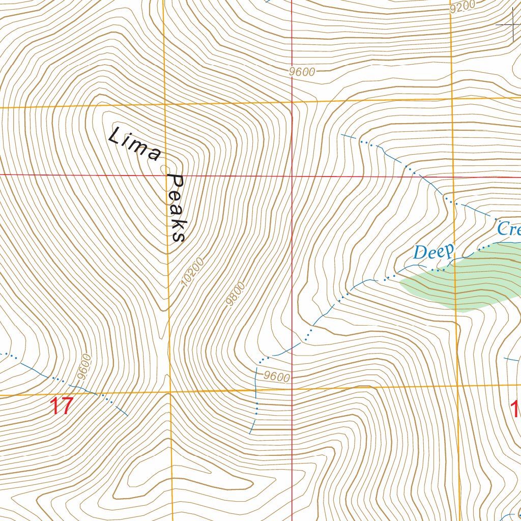 Lima Peaks, MT FSTopo Map by US Forest Service - Topo | Avenza Maps