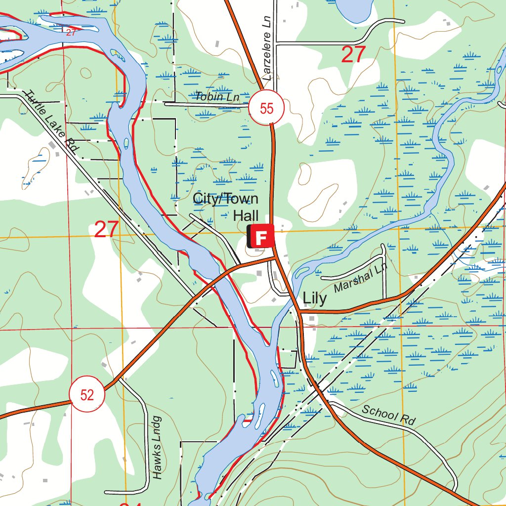 Lily, WI FSTopo Map by US Forest Service - Topo | Avenza Maps