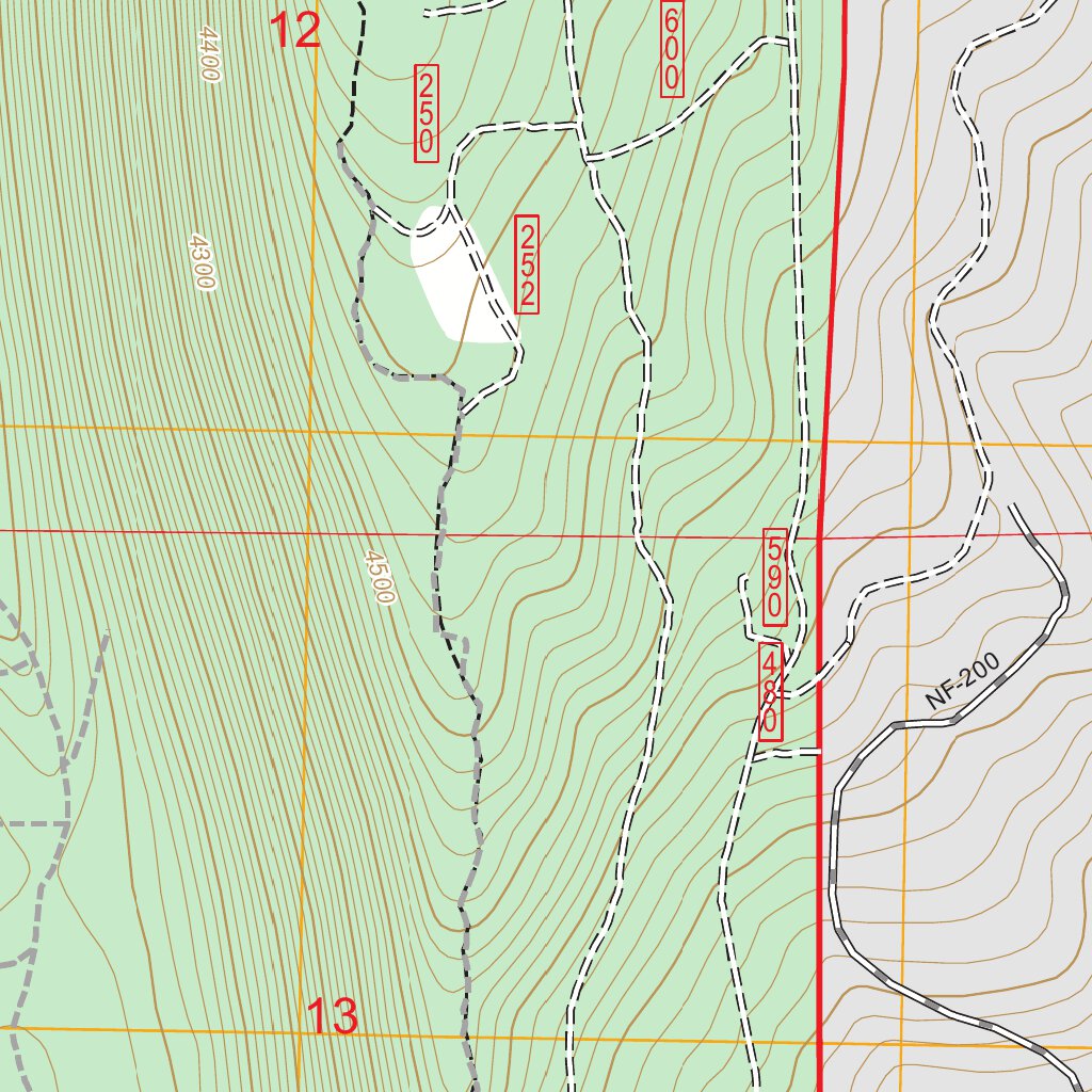 Little Akawa Butte, OR FSTopo Map by US Forest Service - Topo | Avenza Maps