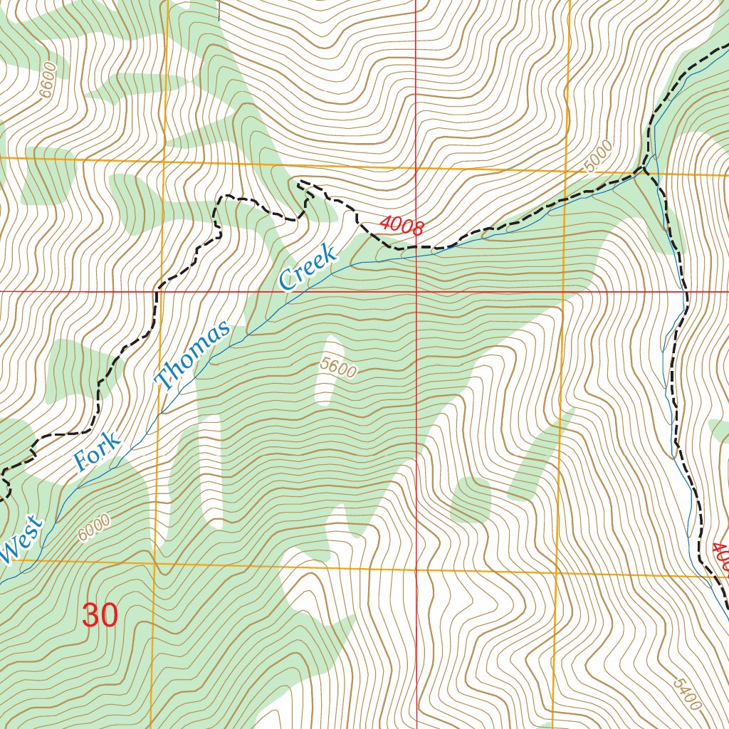 Little Soldier Mountain, ID FSTopo Map by US Forest Service - Topo ...