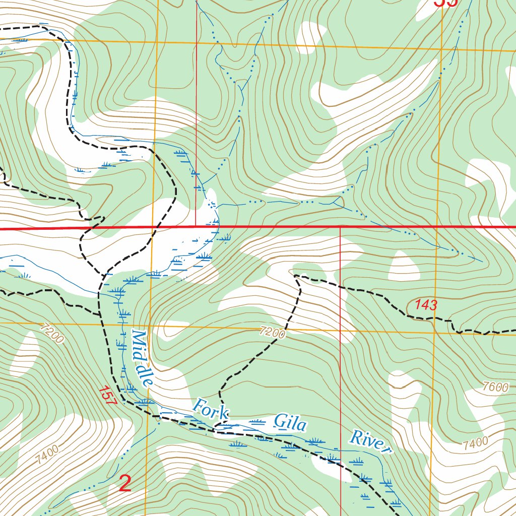 Loco Mountain, NM FSTopo Map by US Forest Service - Topo | Avenza Maps