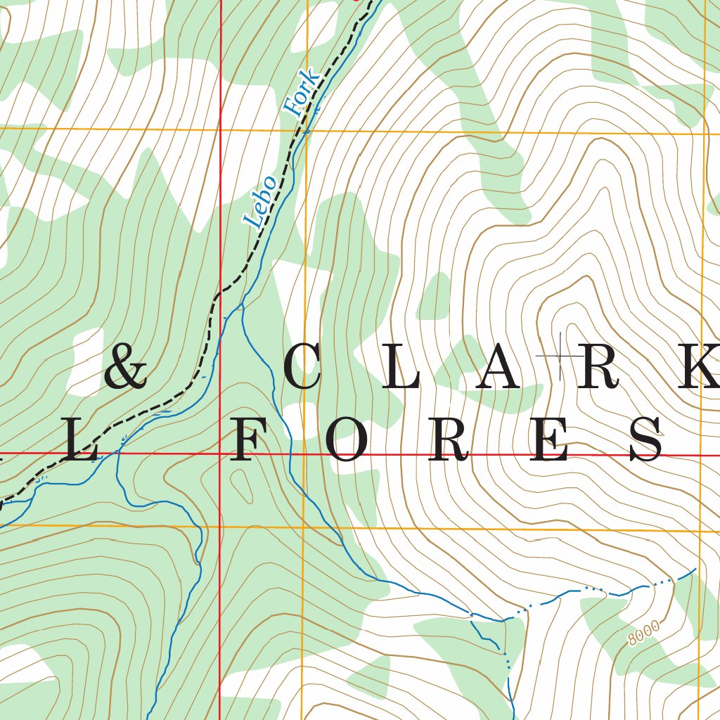 Loco Mountain, MT FSTopo Map by US Forest Service - Topo | Avenza Maps