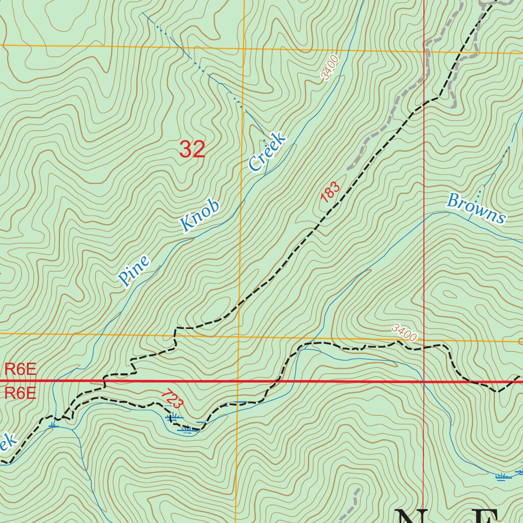 Lodge Point, ID FSTopo Map by US Forest Service - Topo | Avenza Maps
