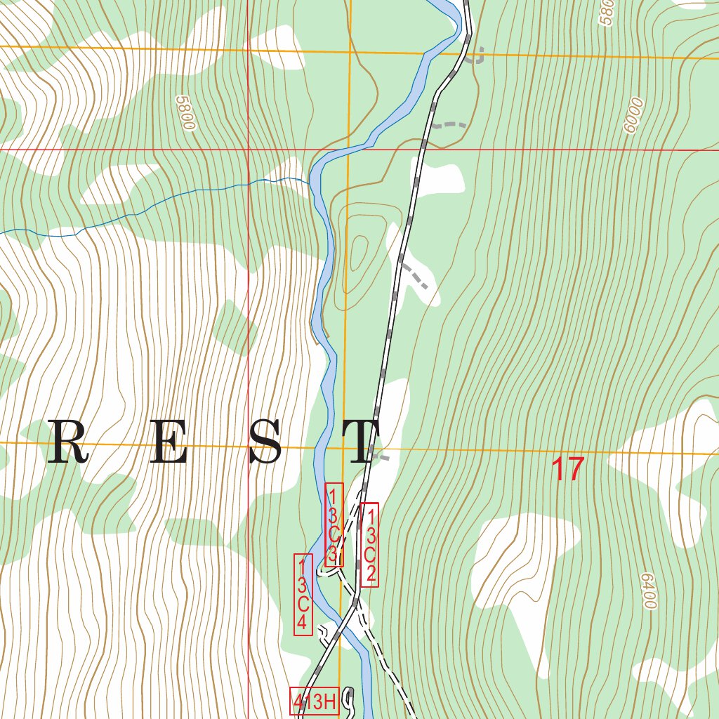 Log Mountain, ID FSTopo Map by US Forest Service - Topo | Avenza Maps