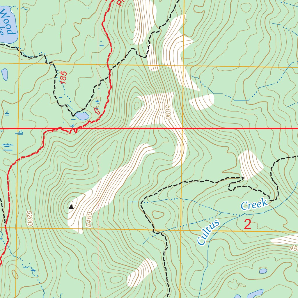 Lone Butte, WA FSTopo Map by US Forest Service - Topo | Avenza Maps