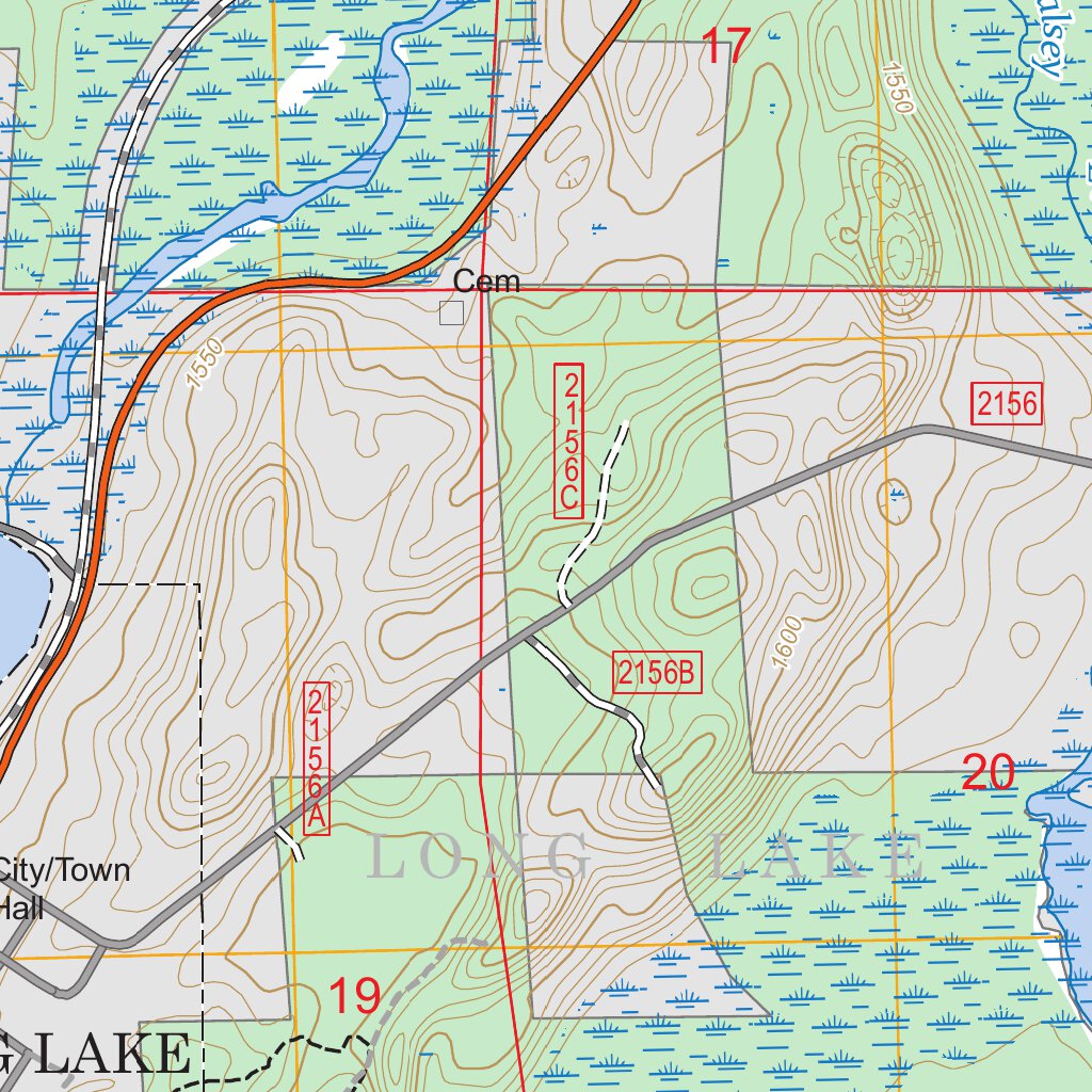 Long Lake, WI FSTopo Map by US Forest Service - Topo | Avenza Maps