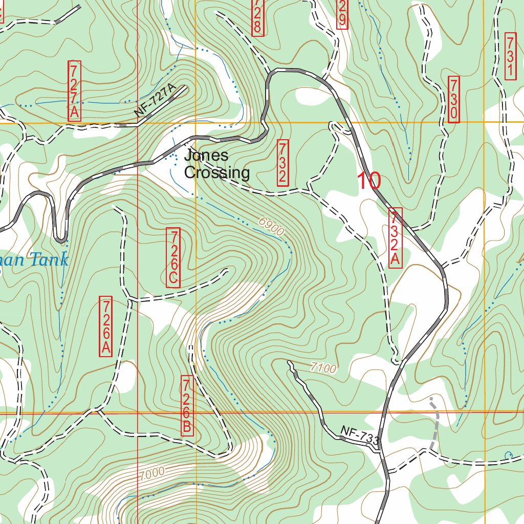 Long Valley, AZ FSTopo Map by US Forest Service - Topo | Avenza Maps