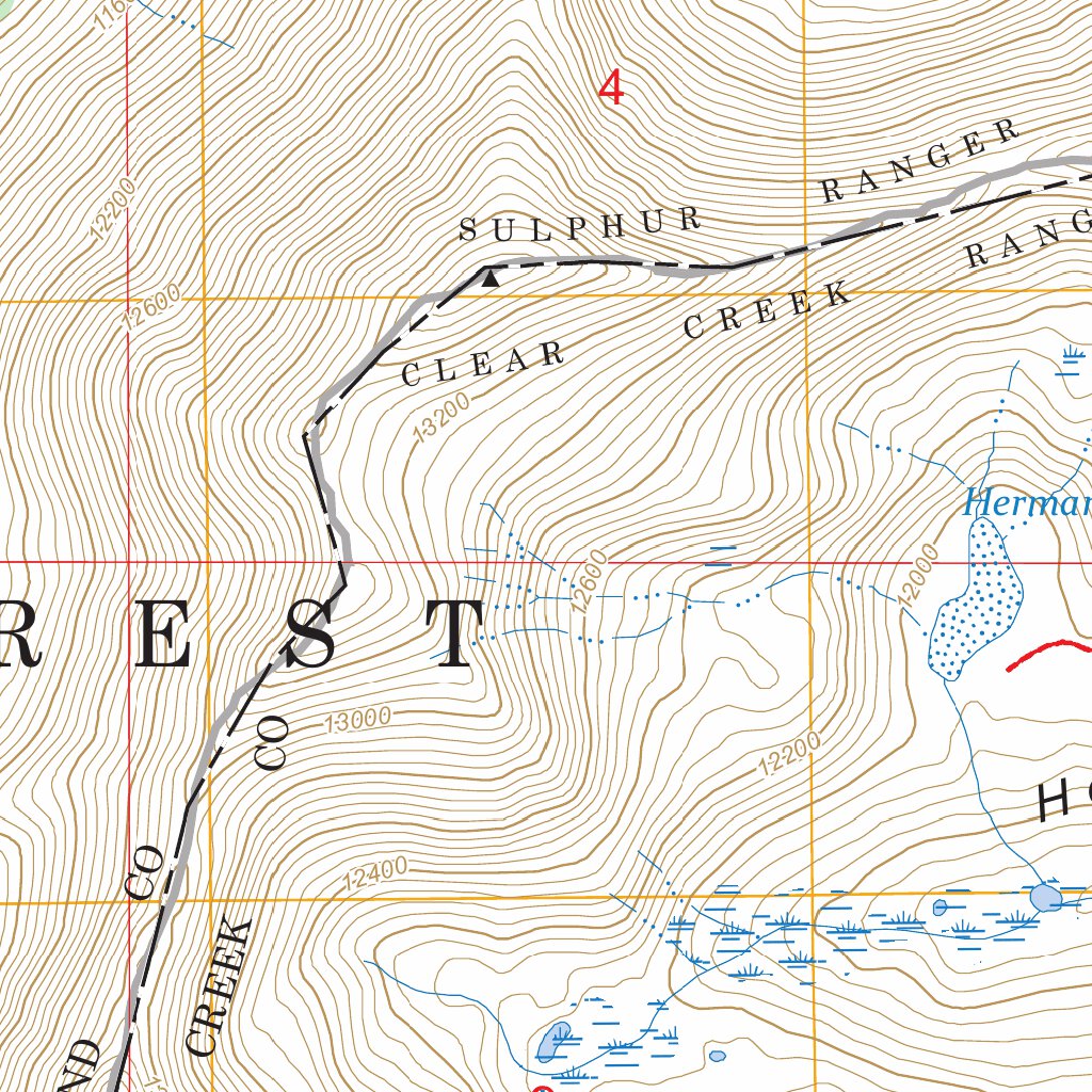 Loveland Pass, CO FSTopo Map by US Forest Service - Topo | Avenza Maps