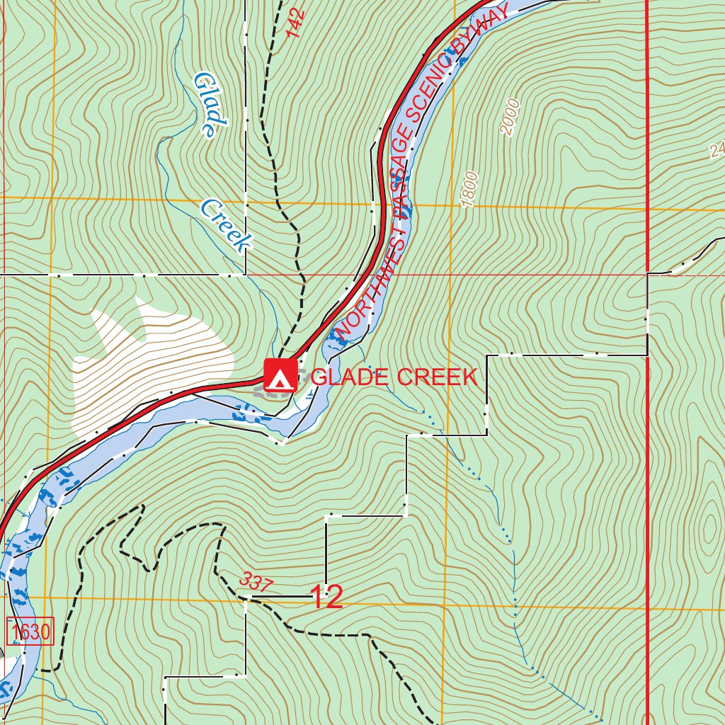 Lowell, ID FSTopo Map by US Forest Service - Topo | Avenza Maps