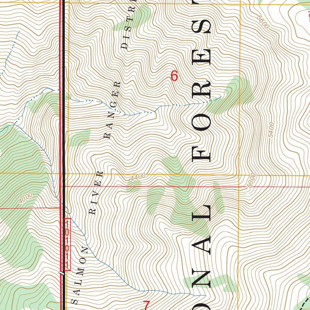 Lucile, ID FSTopo Map by US Forest Service - Topo | Avenza Maps