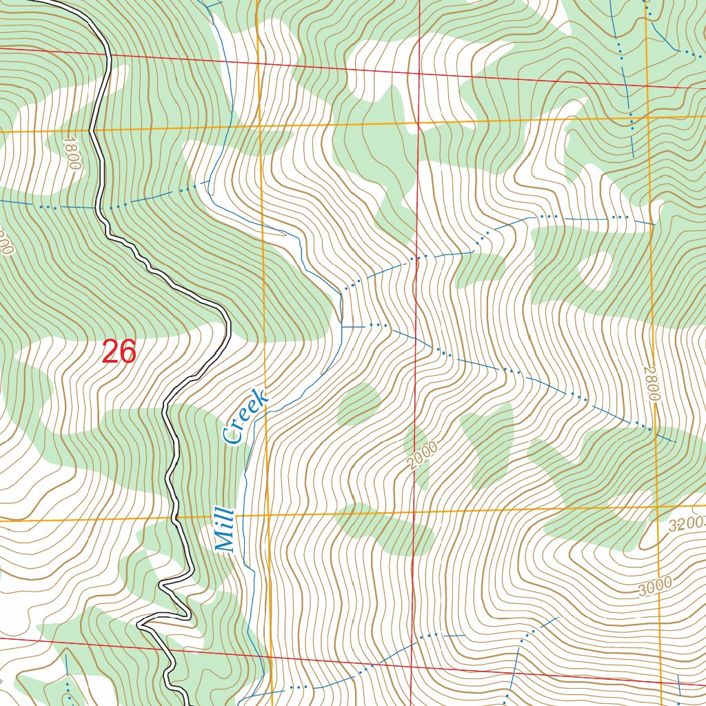 Luckett Mountain, CA FSTopo Map by US Forest Service - Topo | Avenza Maps