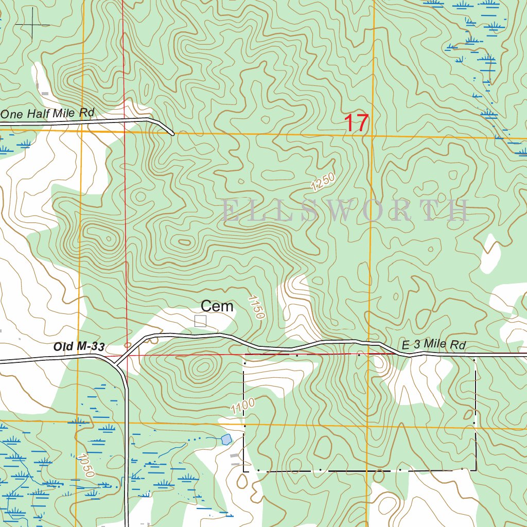 Luther, MI FSTopo Map by US Forest Service - Topo | Avenza Maps