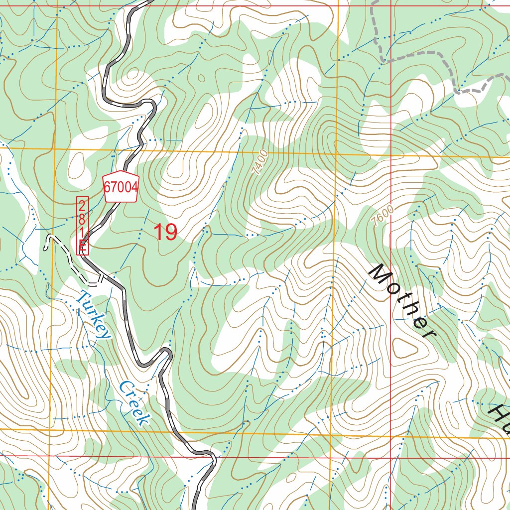 Luna Lake, AZ-NM FSTopo Map by US Forest Service - Topo | Avenza Maps