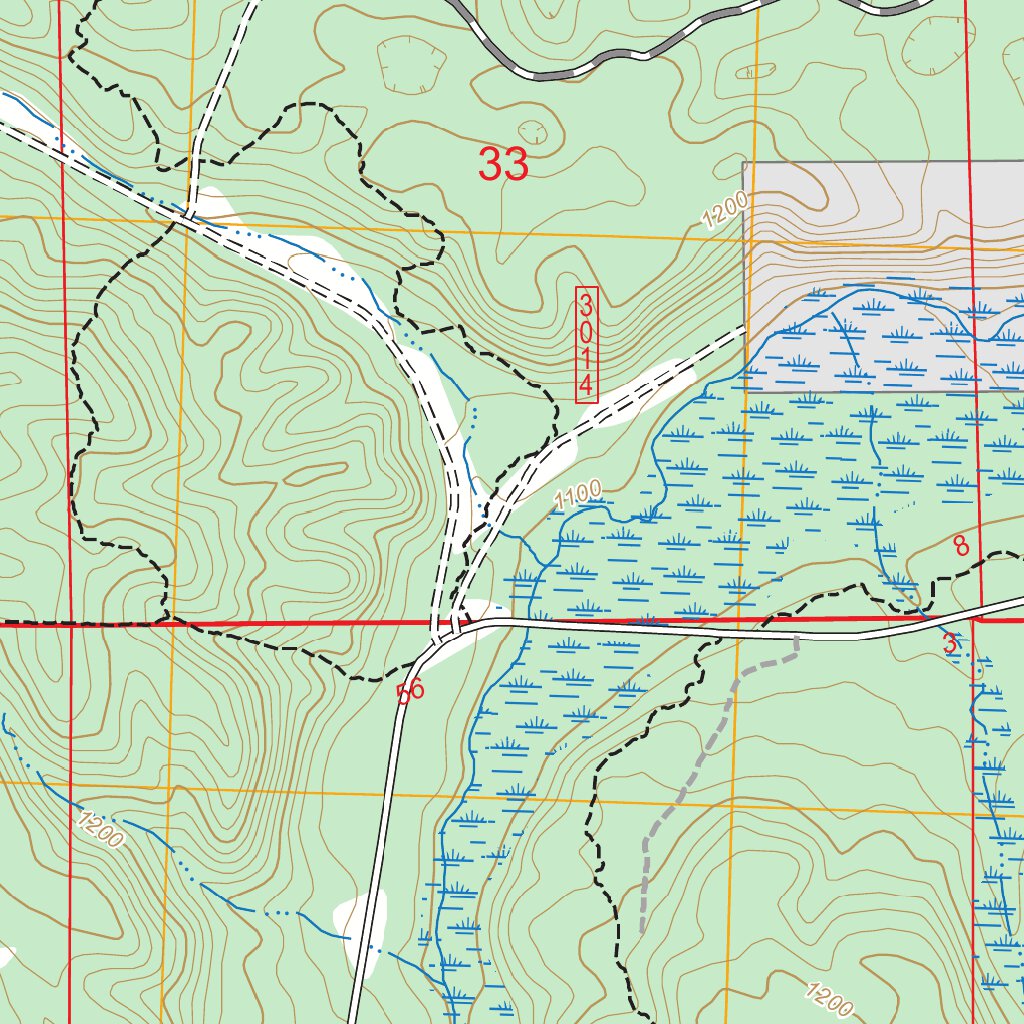 Luzerne, MI FSTopo Map by US Forest Service - Topo | Avenza Maps
