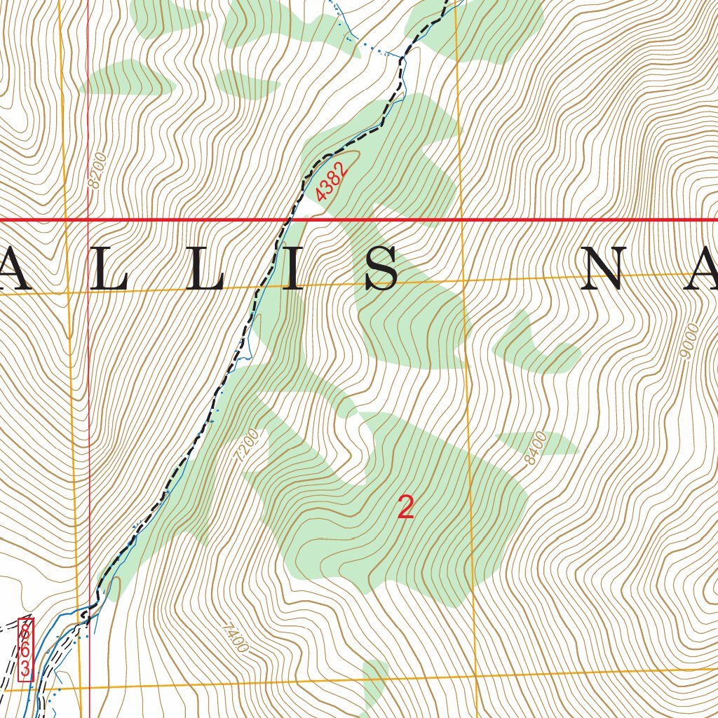 Mackay, ID FSTopo Map by US Forest Service - Topo | Avenza Maps