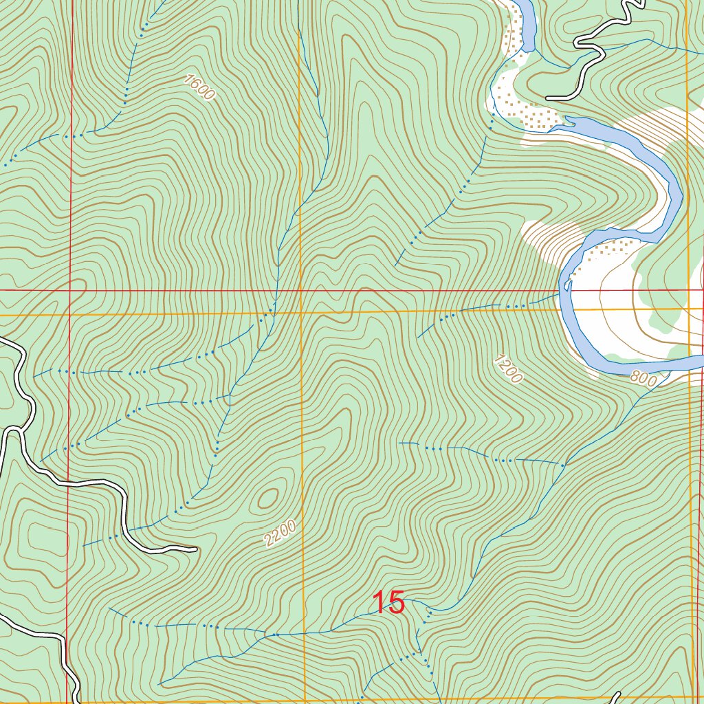 Mad River Buttes, CA FSTopo Map by US Forest Service - Topo | Avenza Maps