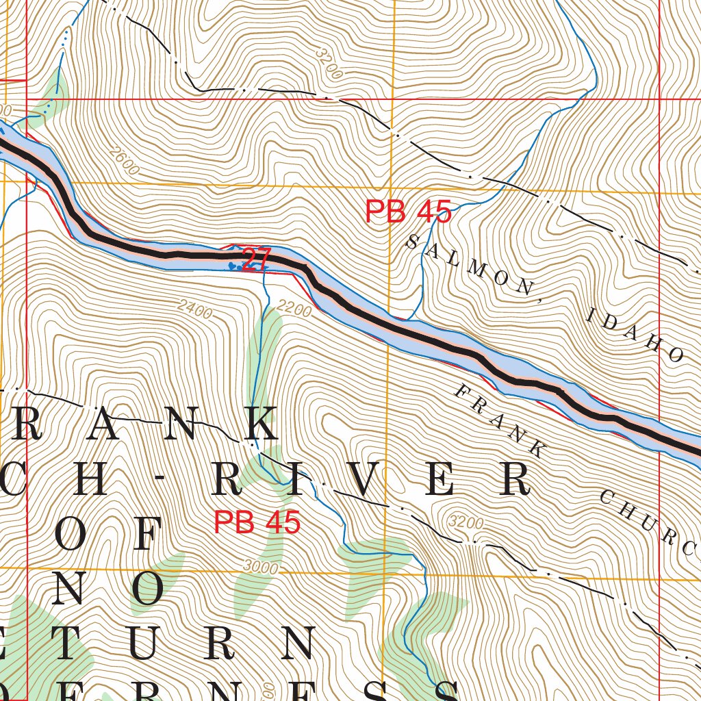 Mackay Bar, ID FSTopo Map by US Forest Service - Topo | Avenza Maps
