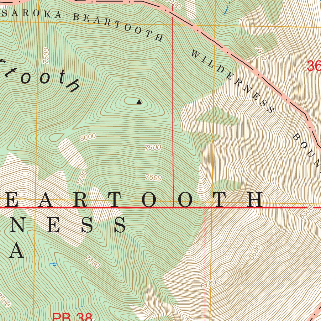 Mackay Ranch, MT FSTopo Map by US Forest Service - Topo | Avenza Maps