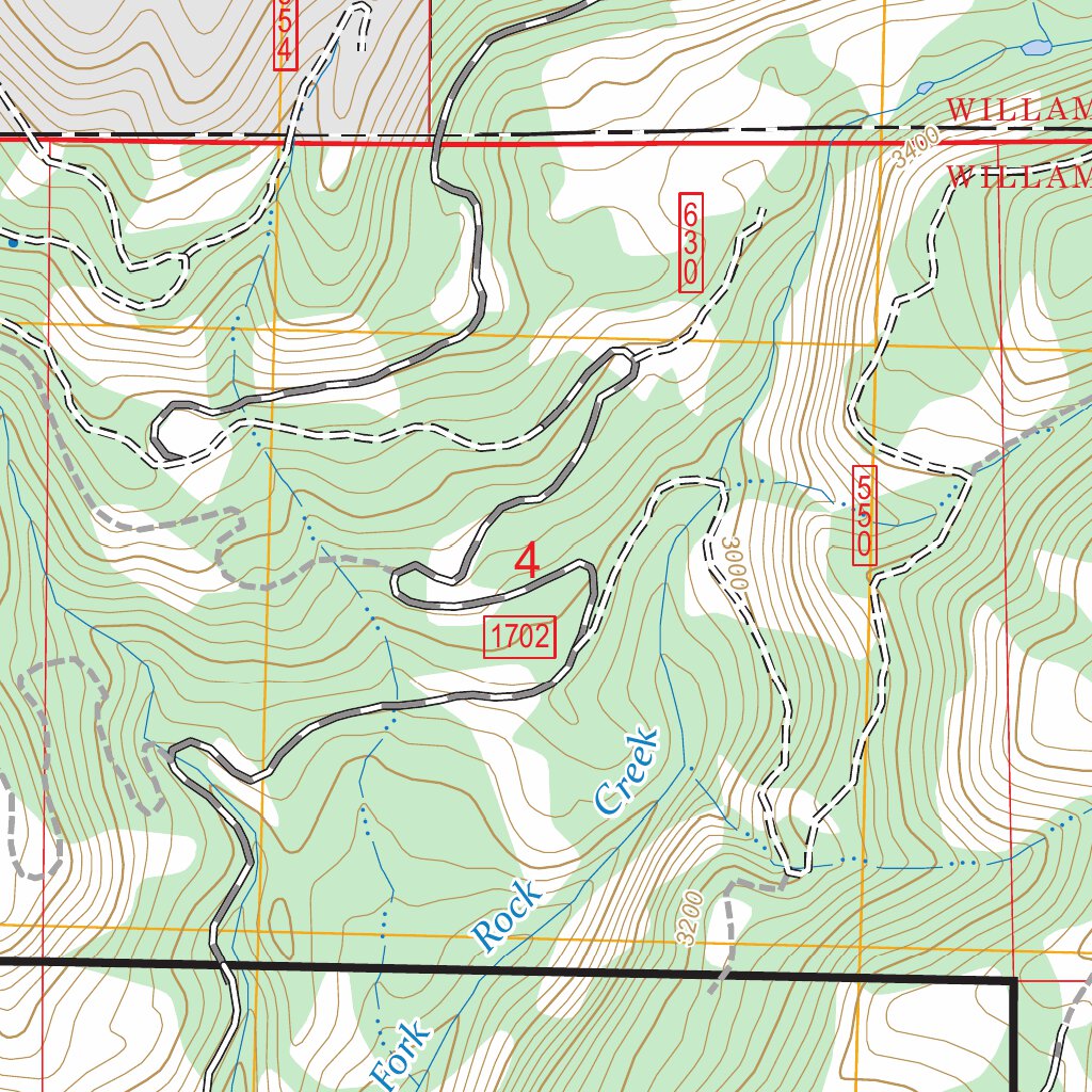 Manastash Lake, WA FSTopo Map by US Forest Service - Topo | Avenza Maps
