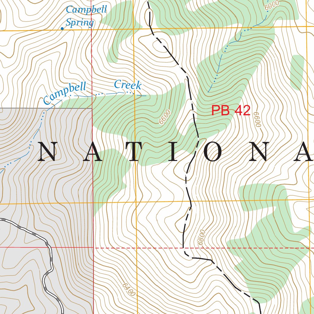 Malad Summit, ID FSTopo Map by US Forest Service - Topo | Avenza Maps
