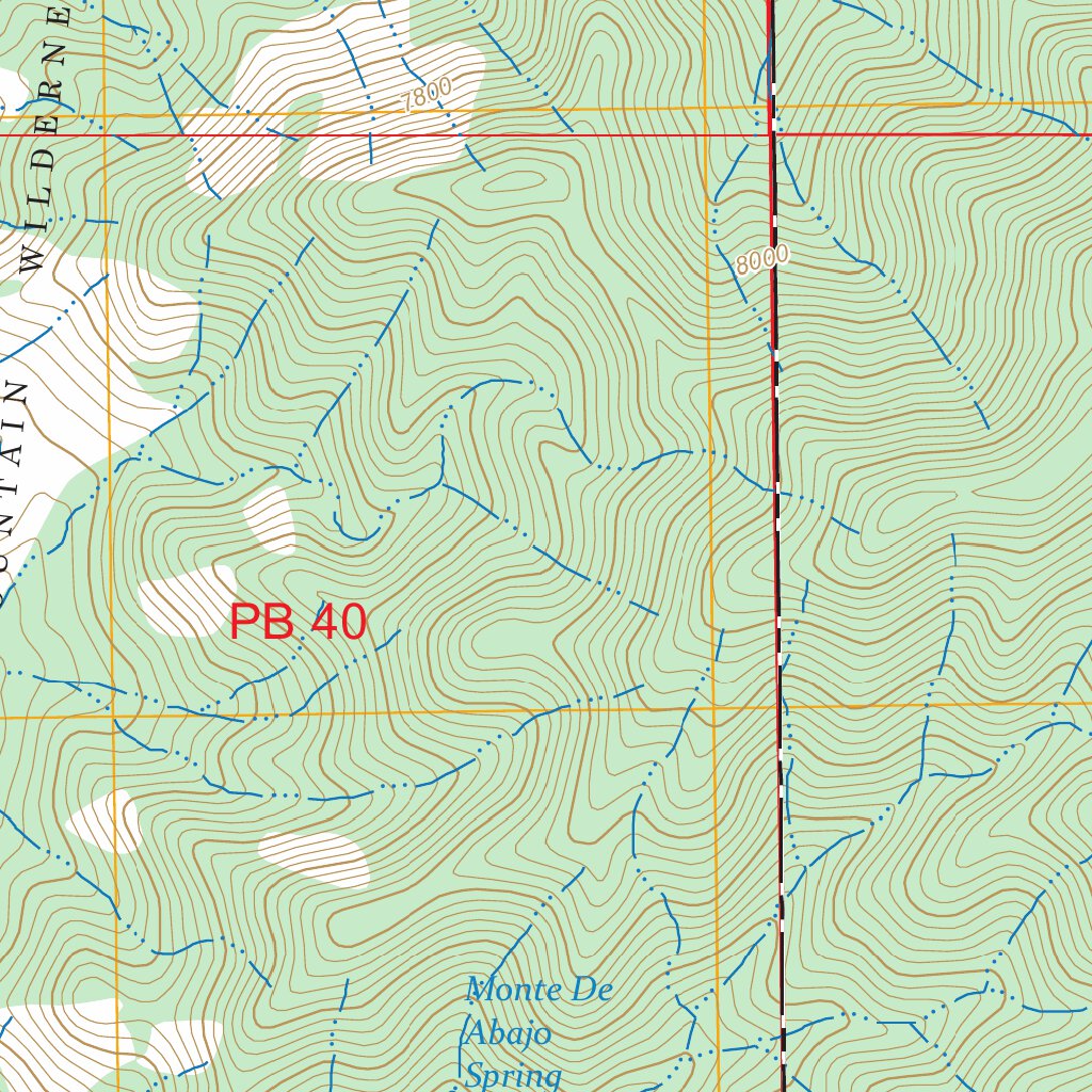 Manzano Peak, NM FSTopo Map by US Forest Service - Topo | Avenza Maps