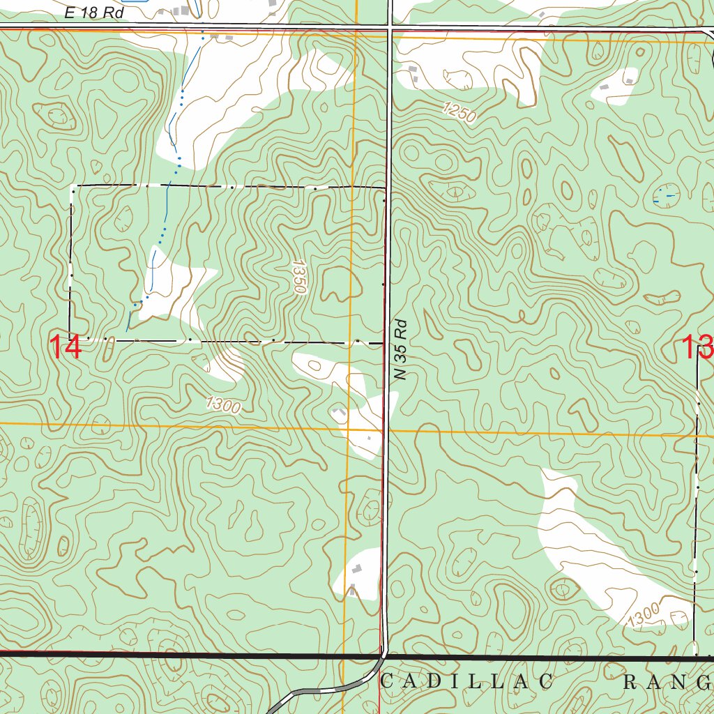 Manton, MI FSTopo Map by US Forest Service - Topo | Avenza Maps