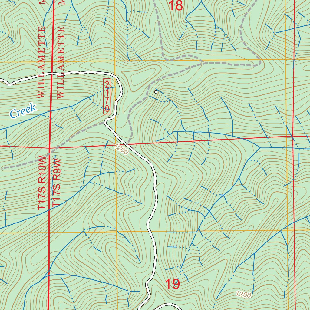 Mapleton, OR FSTopo Map by US Forest Service - Topo | Avenza Maps