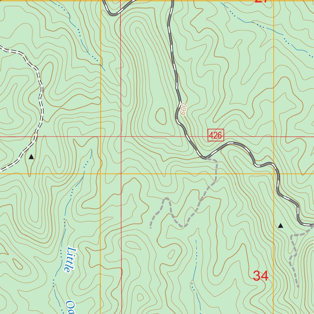 Maplesville West, AL FSTopo Map by US Forest Service - Topo | Avenza Maps