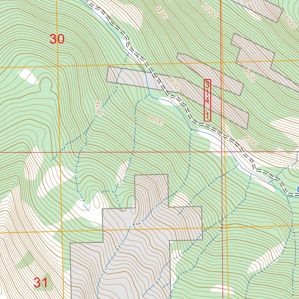 Marble, CO FSTopo Map by US Forest Service - Topo | Avenza Maps