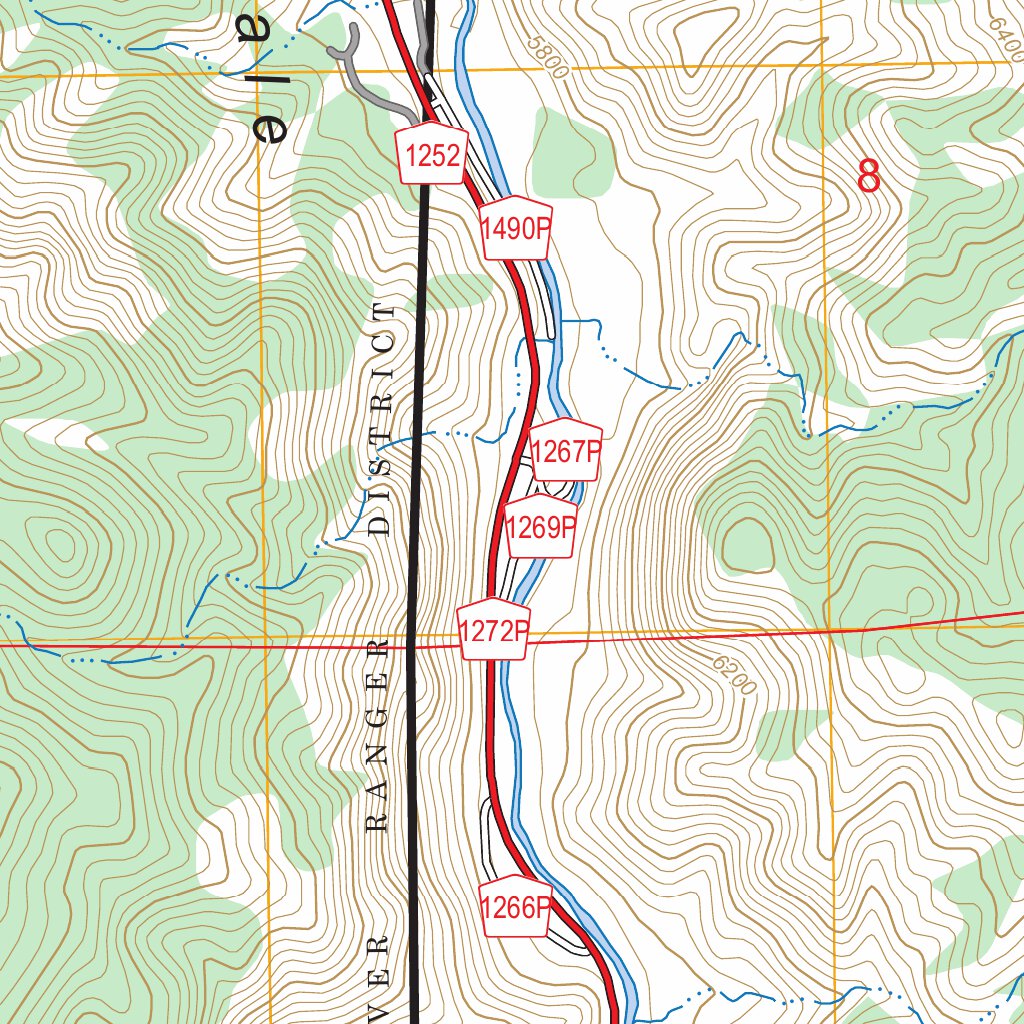 Marysvale Canyon, UT FSTopo Map by US Forest Service - Topo | Avenza Maps