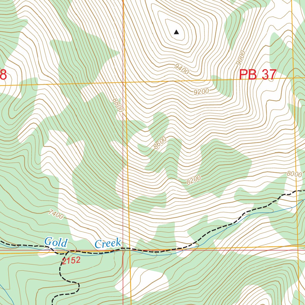 Maurice Mountain, MT FSTopo Map by US Forest Service - Topo | Avenza Maps