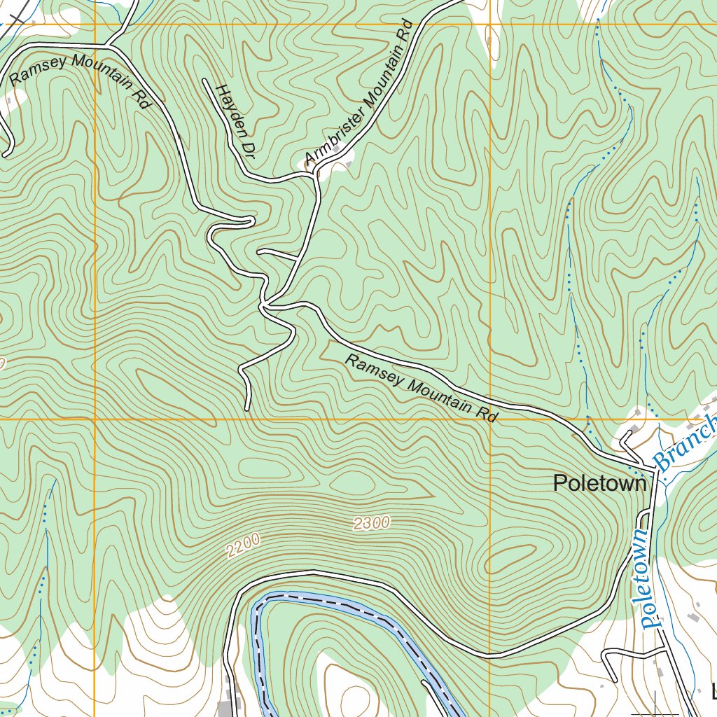 Max Meadows, VA FSTopo Map by US Forest Service - Topo | Avenza Maps