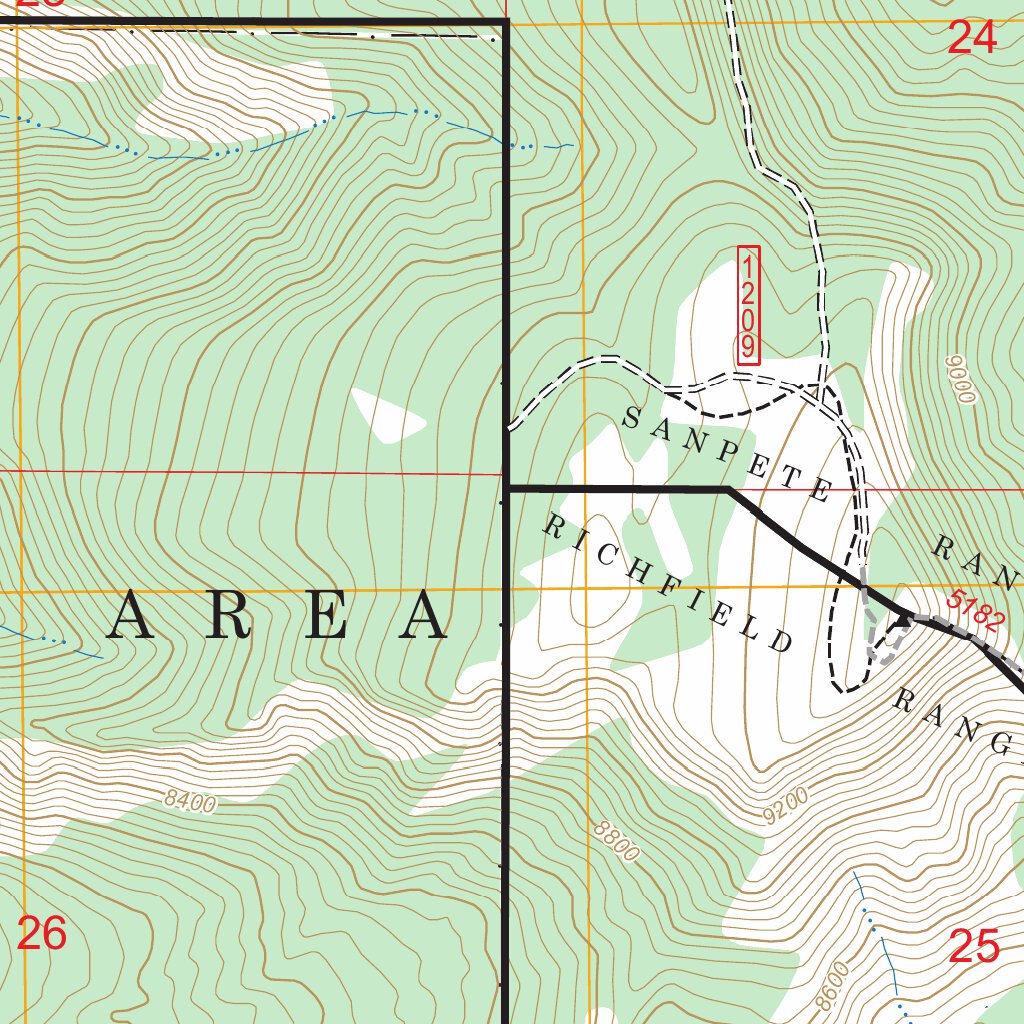 Mayfield, UT FSTopo Map by US Forest Service - Topo | Avenza Maps
