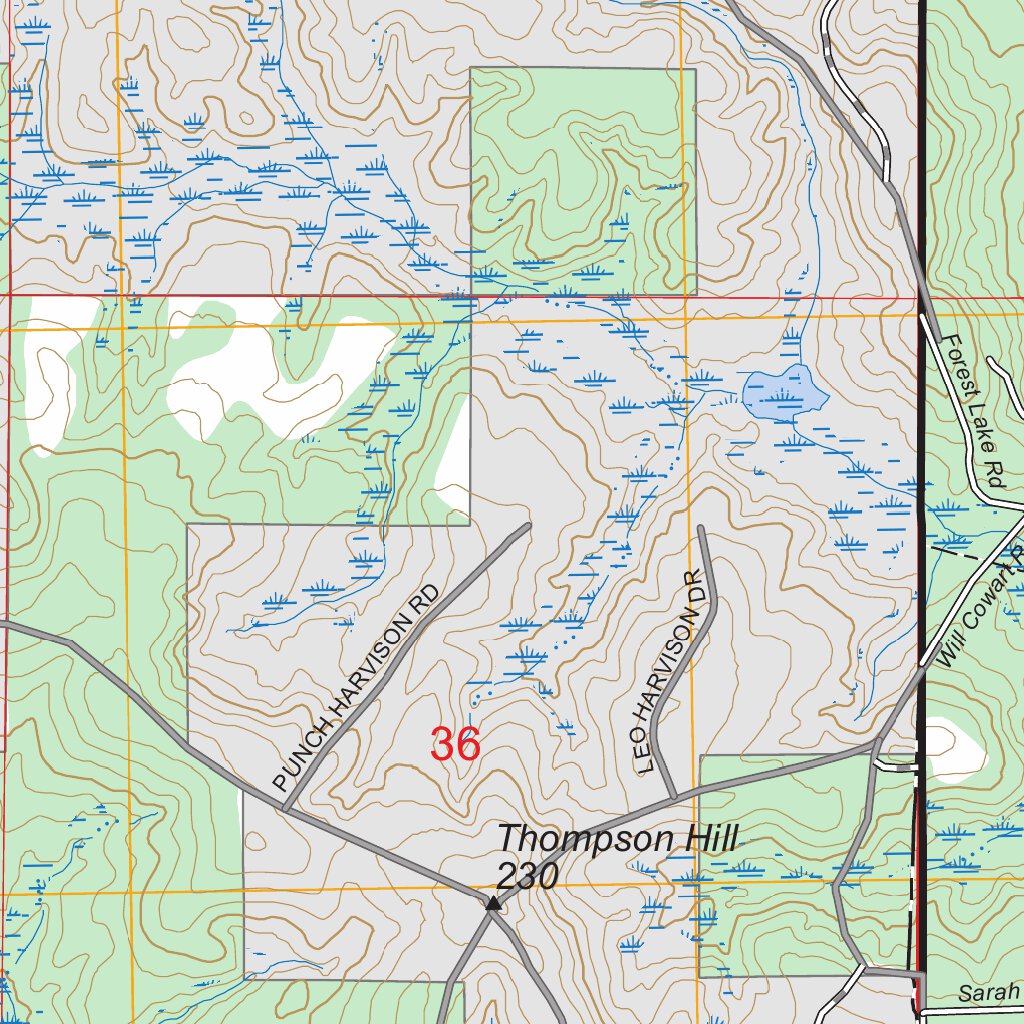 McLain, MS FSTopo Map by US Forest Service - Topo | Avenza Maps