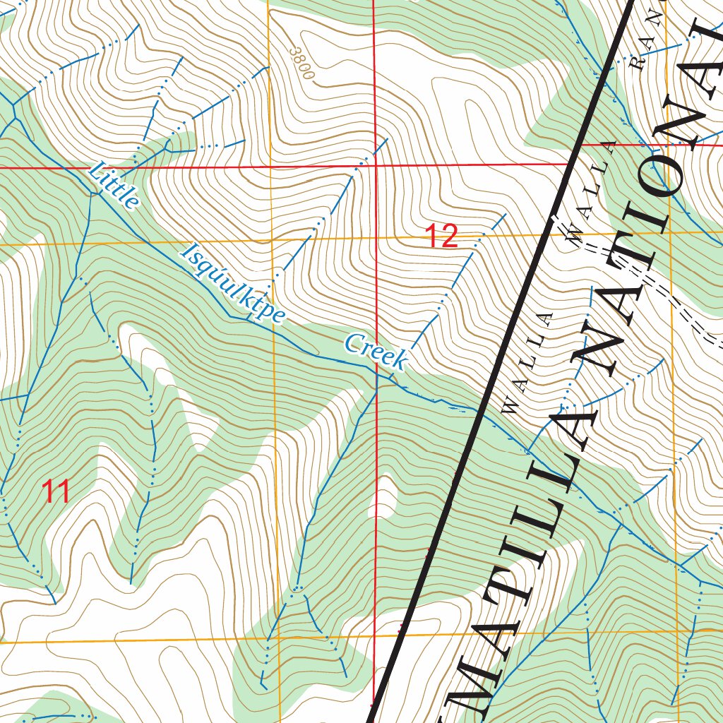 Meacham, OR FSTopo Map by US Forest Service - Topo | Avenza Maps