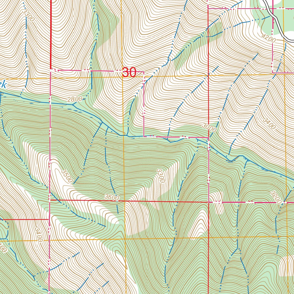 Meacham Lake, OR FSTopo Map by US Forest Service - Topo | Avenza Maps