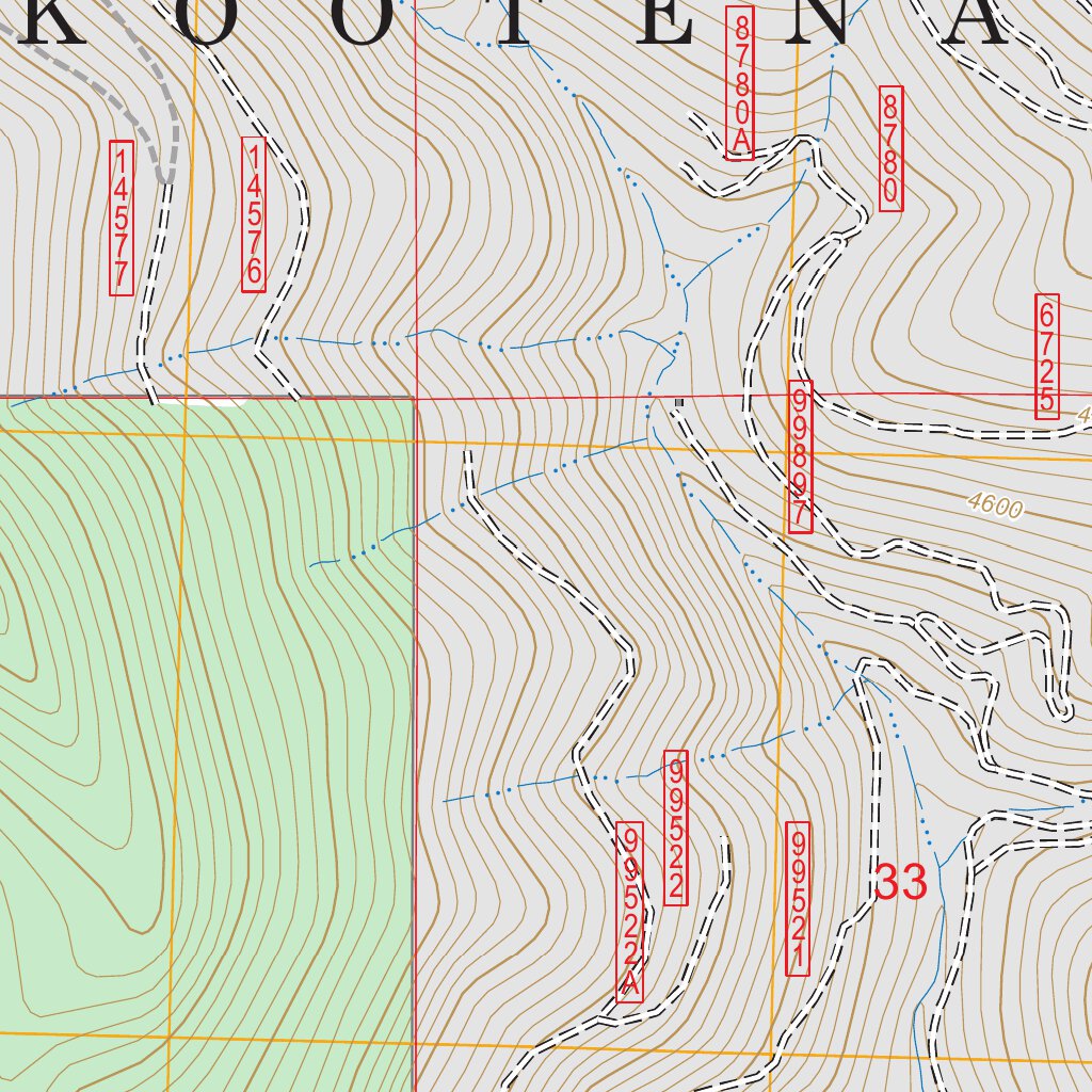 Meadow Peak, MT FSTopo Map by US Forest Service - Topo | Avenza Maps