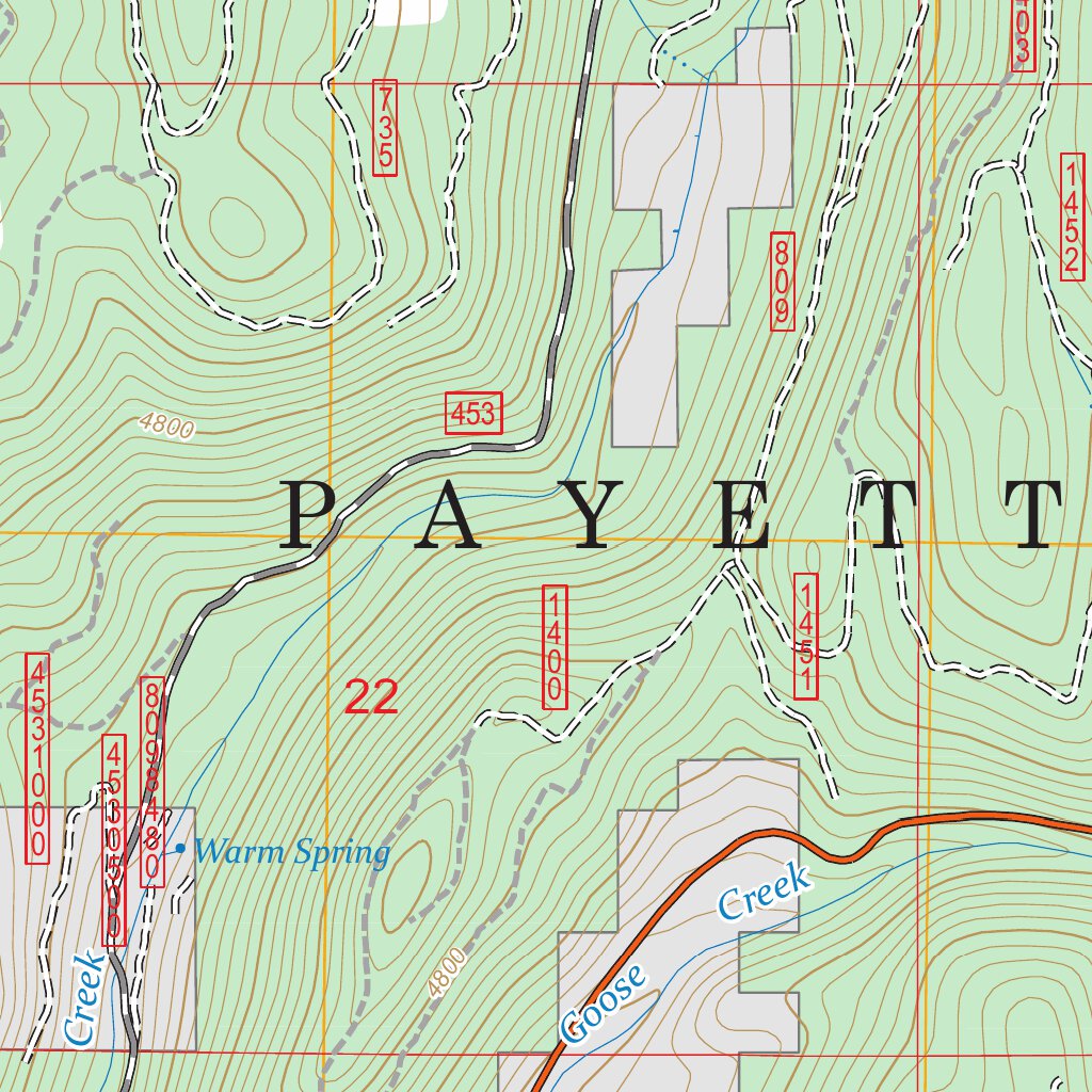 Meadows, ID FSTopo Map by US Forest Service - Topo | Avenza Maps