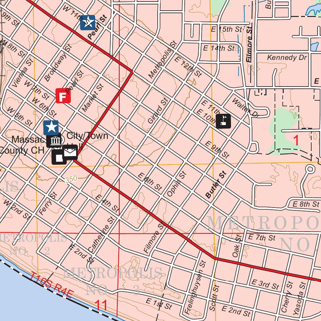 Metropolis, IL-KY FSTopo Map by US Forest Service - Topo | Avenza Maps