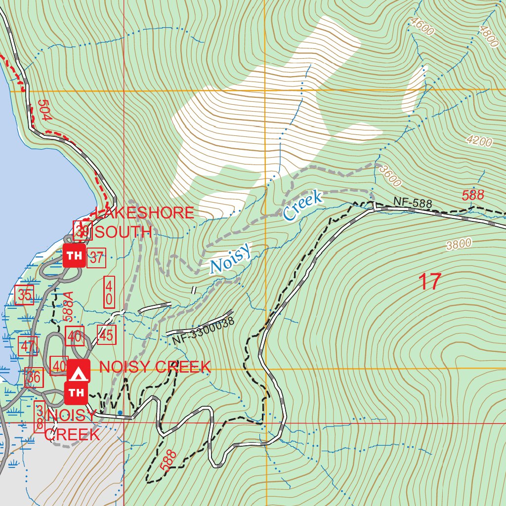 Metaline Falls, WA FSTopo Map by US Forest Service - Topo | Avenza Maps