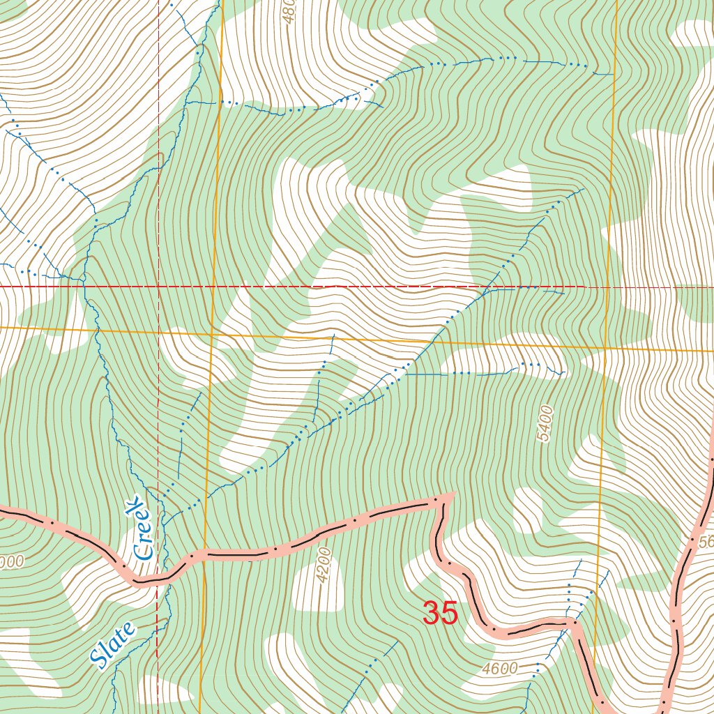 Midnight Mountain, WA FSTopo Map by US Forest Service - Topo | Avenza Maps