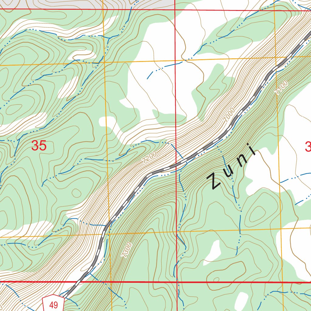 Milan, NM FSTopo Map by US Forest Service - Topo | Avenza Maps