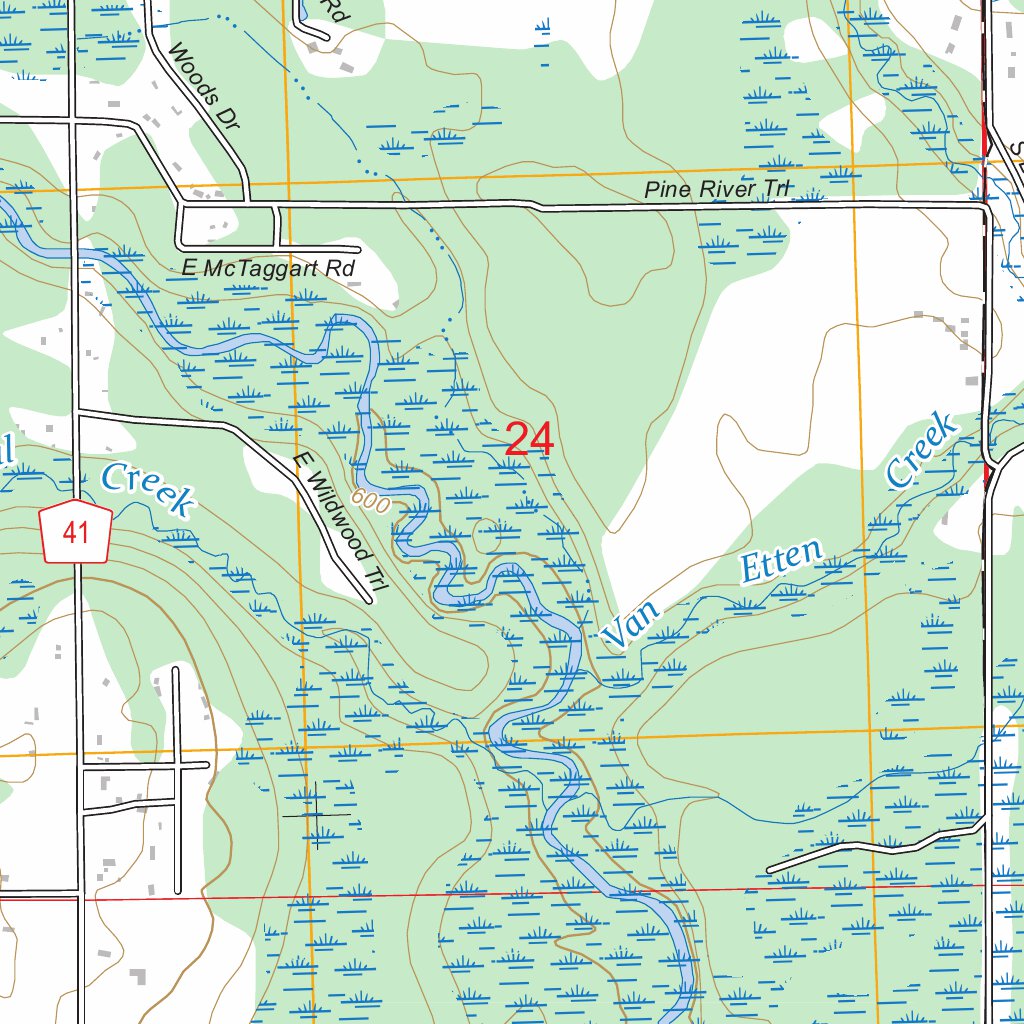 Mikado, MI FSTopo Map by US Forest Service - Topo | Avenza Maps