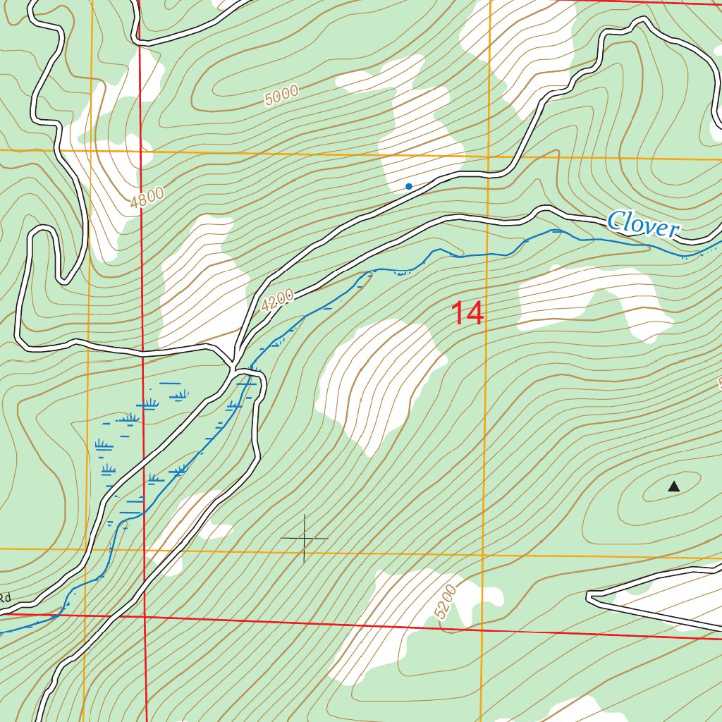 Miller Mountain, CA FSTopo Map by US Forest Service - Topo | Avenza Maps