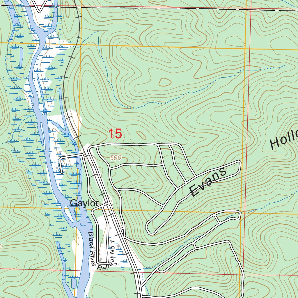 Mill Spring, MO FSTopo Map by US Forest Service - Topo | Avenza Maps