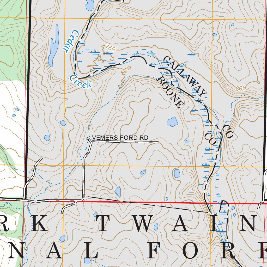 Millersburg, MO FSTopo Map by US Forest Service - Topo | Avenza Maps