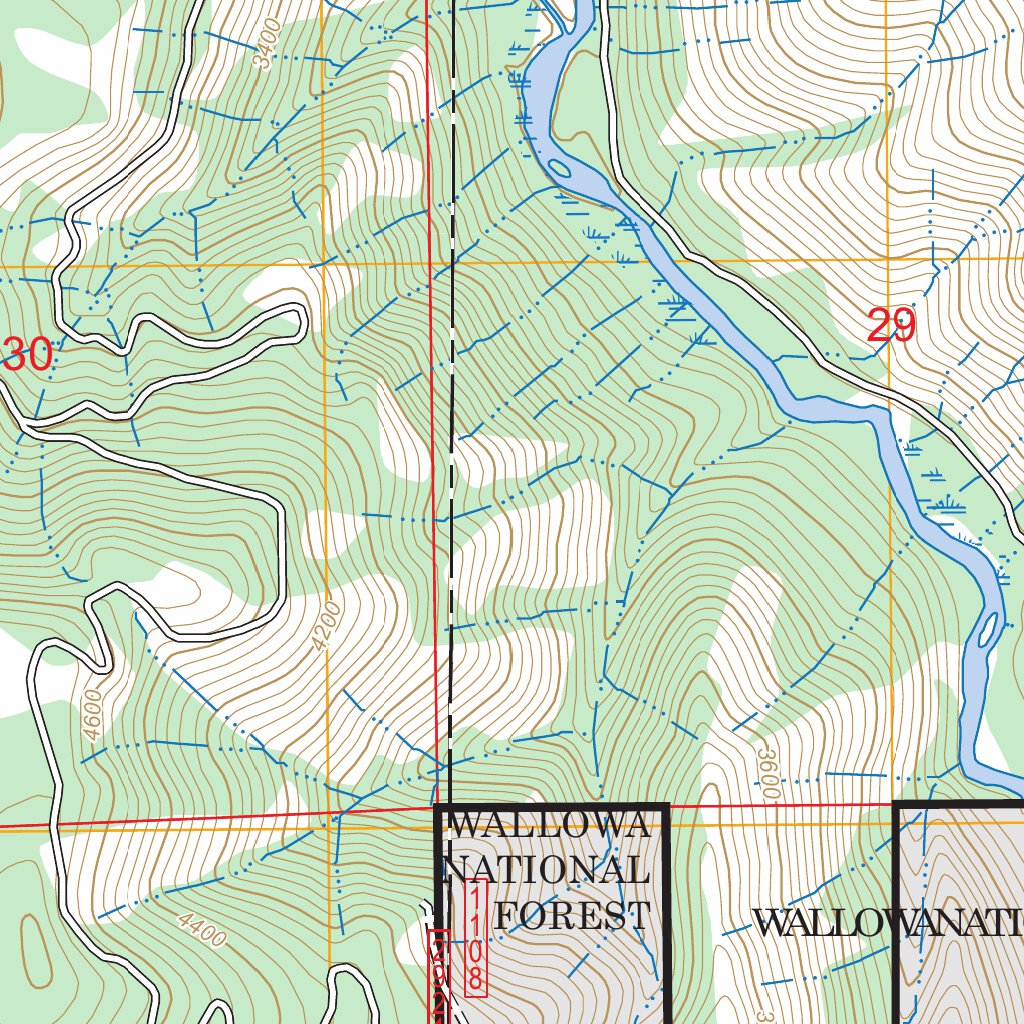 Minam, OR FSTopo Map by US Forest Service - Topo | Avenza Maps