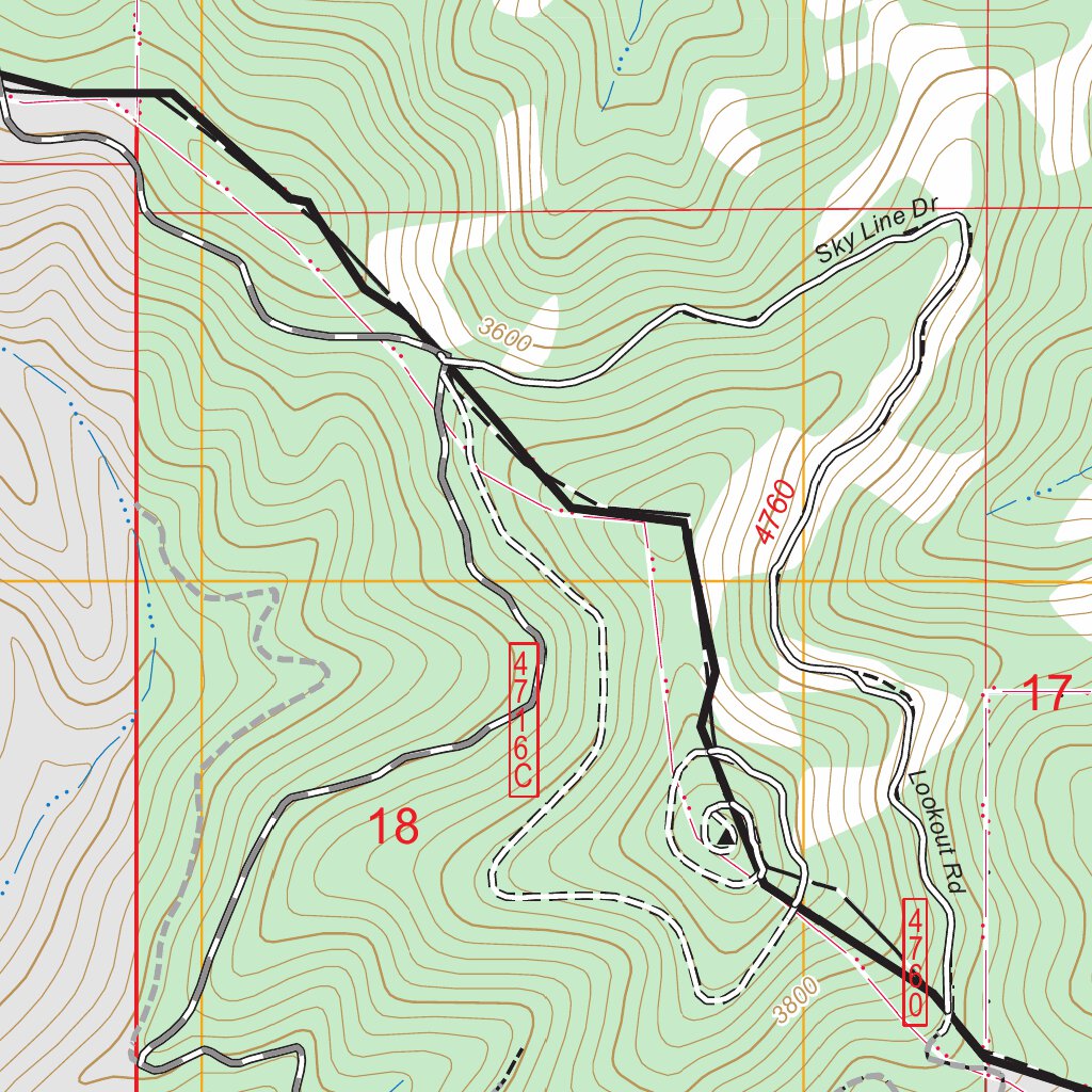 Mission Mountain, ID FSTopo Map by US Forest Service - Topo | Avenza Maps