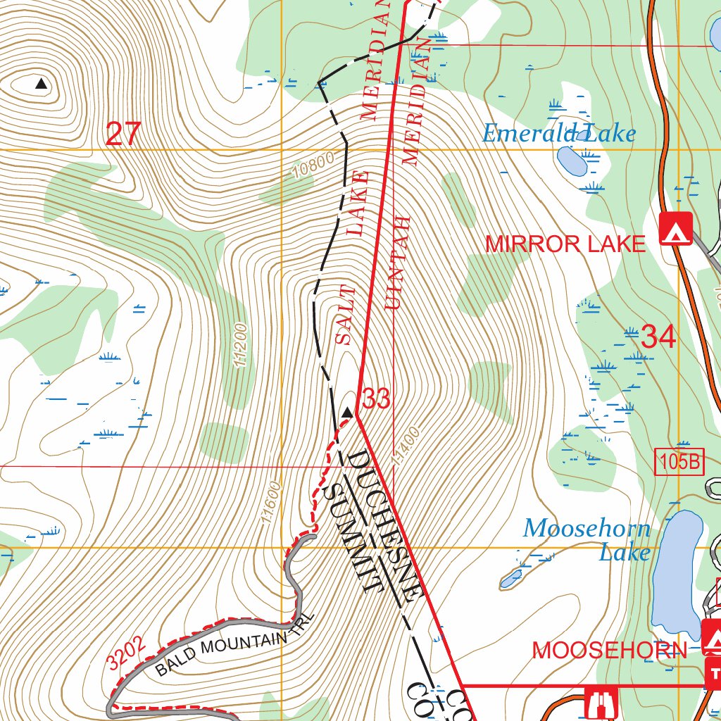 Mirror Lake, UT FSTopo Map by US Forest Service - Topo | Avenza Maps